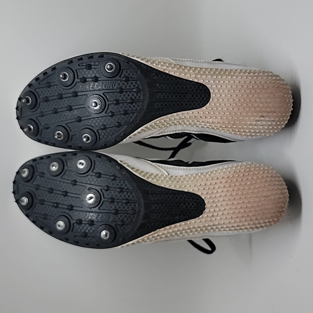 Nike Cleats Rival White & Black Track & Field Shoes 11 - Gem